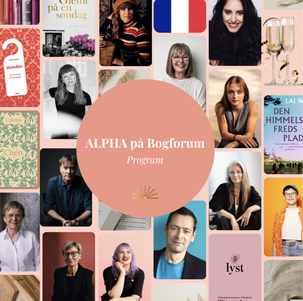 Alpha Forlag på BogForum: se programmet for vores stand! – alpha forlag